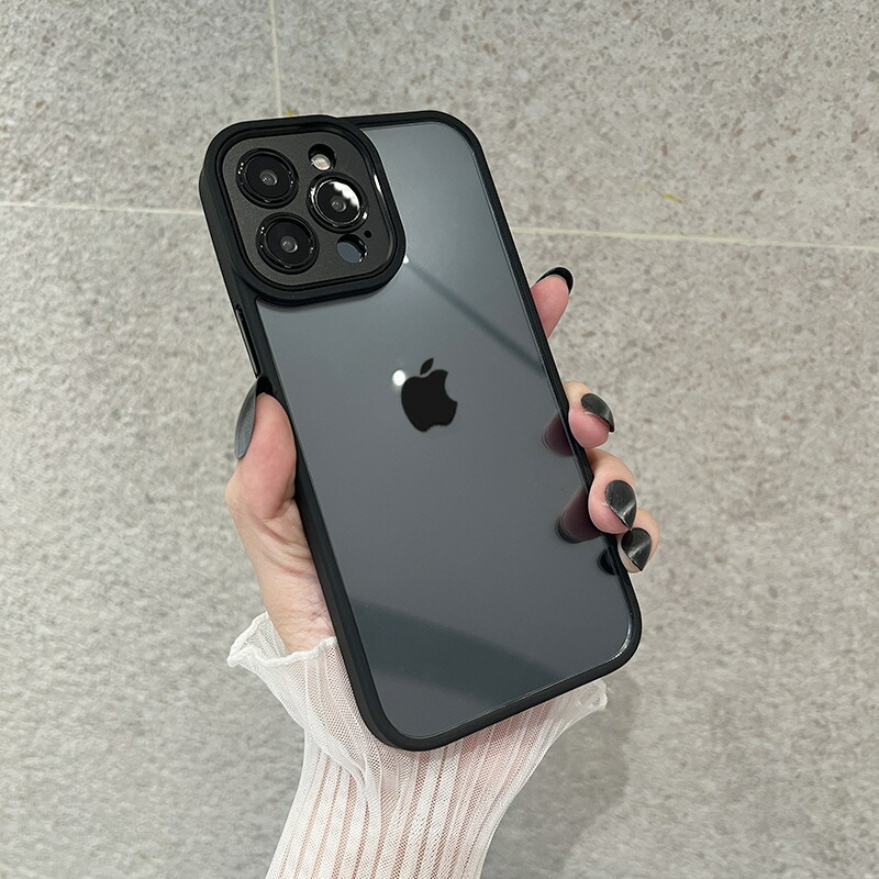 【楽天市場】iPhoneケース iPhone 雑貨 女子 女の子 シンプル クリア ホワイト/ブラック/パープル/グリーンiPhone16 iPhone15 iPhone14 ...