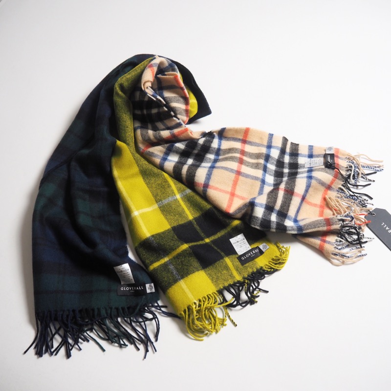 【楽天市場】GLOVERALL グローバーオール ラムズウールマフラー OVERSIZED LAMBSWOOL SCARF / 3カラー ...