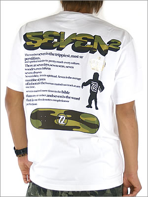 【楽天市場】【SEVEN2】セブンツーデザインロゴプリントTシャツバックプリント有り《WHITE》MEN'S 半袖TEE：Surf-Style