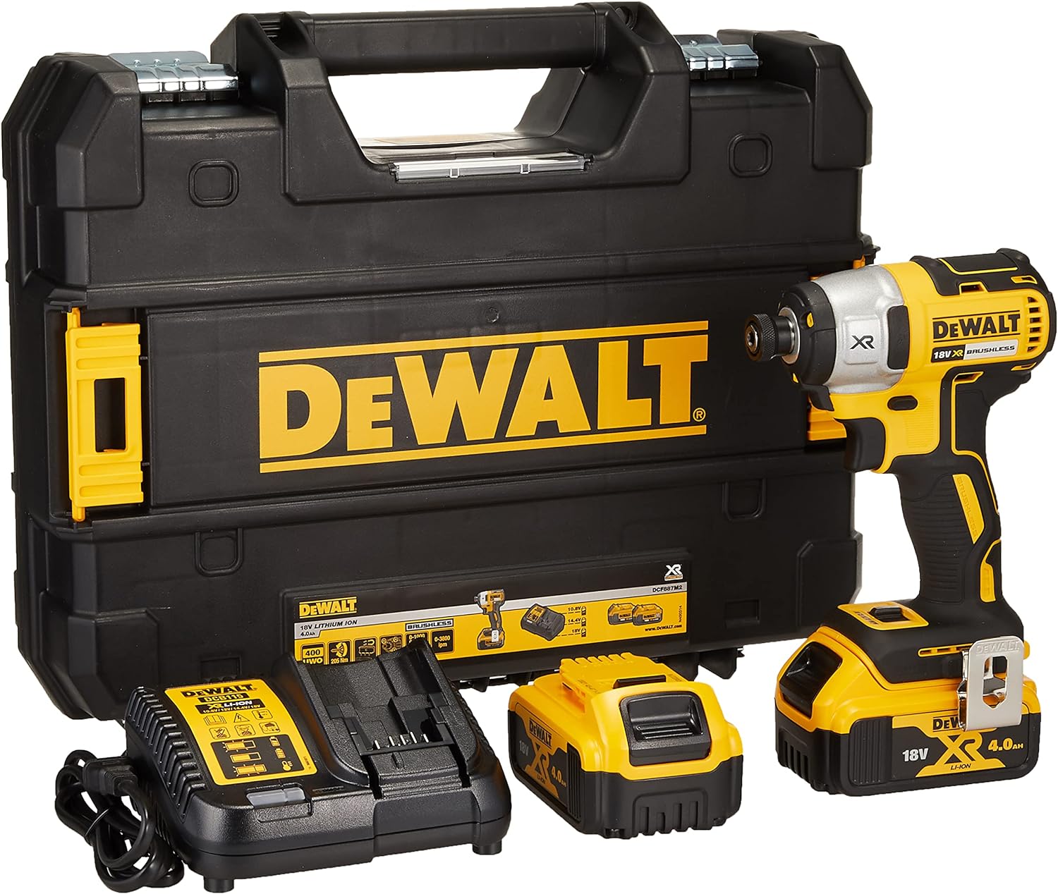 【楽天市場】デウォルト(DEWALT) 18Vブラシレスインパクトドライバー DCF887M2-JP 正規品：東華国際