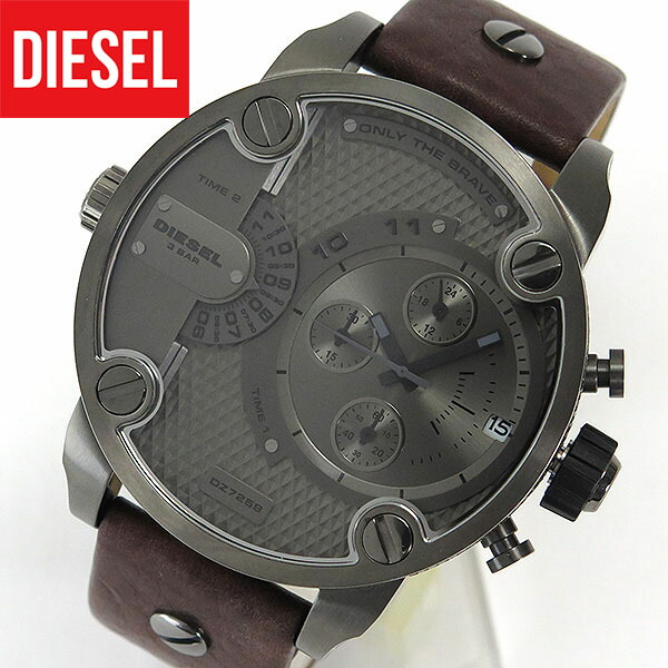 【楽天市場】DIESEL ディーゼル メンズ 腕時計 watch 時計 レザー DZ7258 海外モデル LITTLE DADDY リトル ...