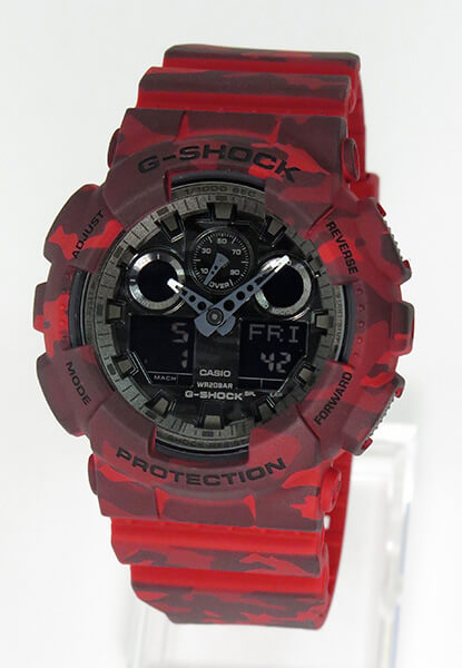 【楽天市場】CASIO カシオ G-SHOCK ジーショック Gショック gshock ビッグフェイス GA-100CM-4A 海外モデル ...