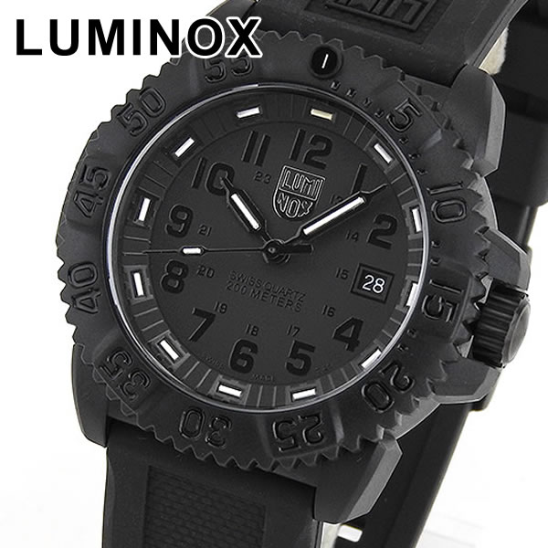 【楽天市場】LUMINOX ルミノックス カラーマークシリーズ 3051blackout T25表記 ブラックアウト 3050シリーズ ...