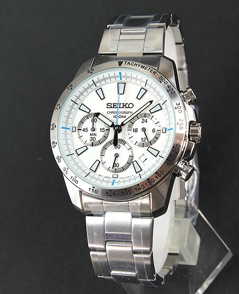 【楽天市場】セイコー SEIKO クロノグラフSSB025P1 SSB025PC 正規海外モデル 日本製ムーブメント メンズ 腕時計 時計 逆輸入 誕生日 男性 ギフト プレゼント：加藤時計店 ...