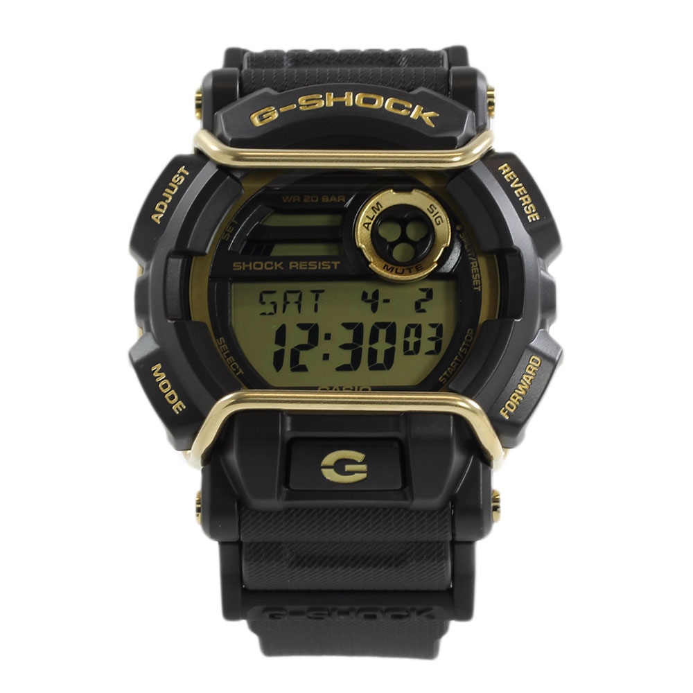 【楽天市場】CASIO G-SHOCK GD-400GB-1B2 デジタル GD-400 Series ブラック ゴールド 腕時計 プレゼント ...