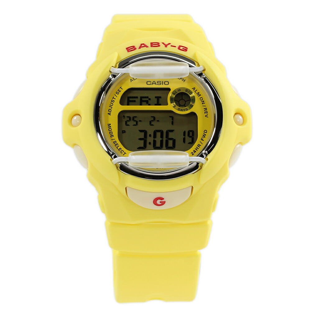 【楽天市場】CASIO Baby-G BG-169CH-9 Cherry on top ベビージー イエロー レディース 腕時計 プレゼント ...