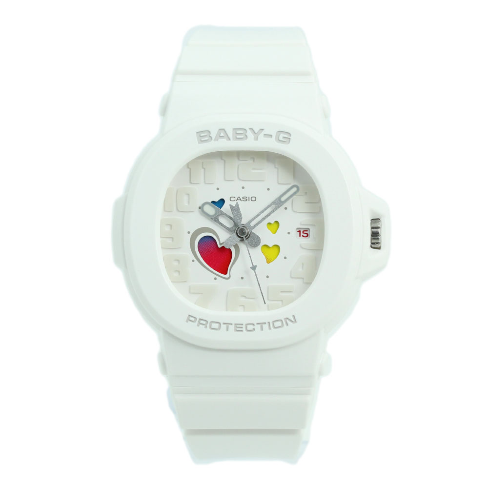 【楽天市場】CASIO Baby-G BGA-10-7A アナログ クオーツ PLAYFUL HEARTS SERIES プレイフルハーツシリーズレディース腕時計 プレゼント ギフト 1年保証 ...