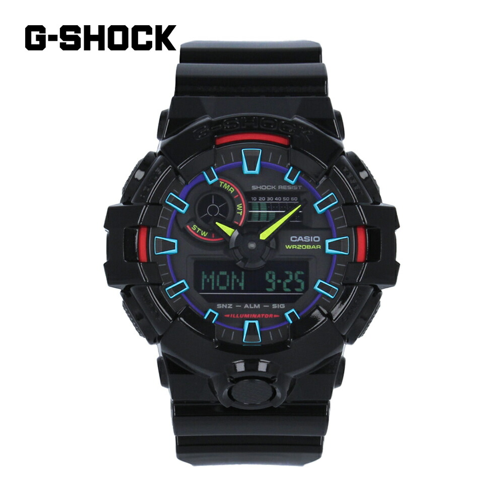 【楽天市場】CASIO カシオ G-SHOCK ジーショック Gショック Virtual Rainbow Gamer’s RGBシリーズ GA ...