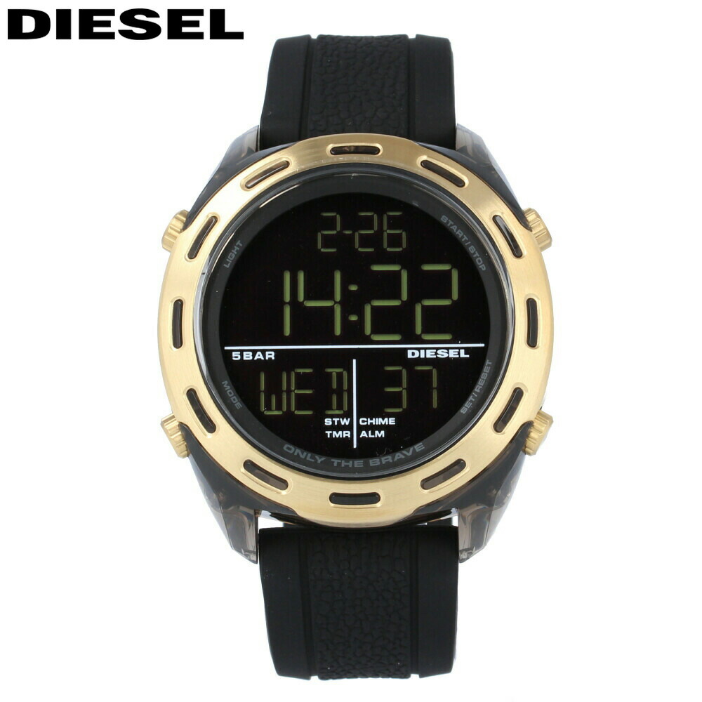 【楽天市場】DIESEL ディーゼル 腕時計 時計 メンズ 男性 デジタル クオーツ 電池 タイマー アラーム ストップウォッチ ...
