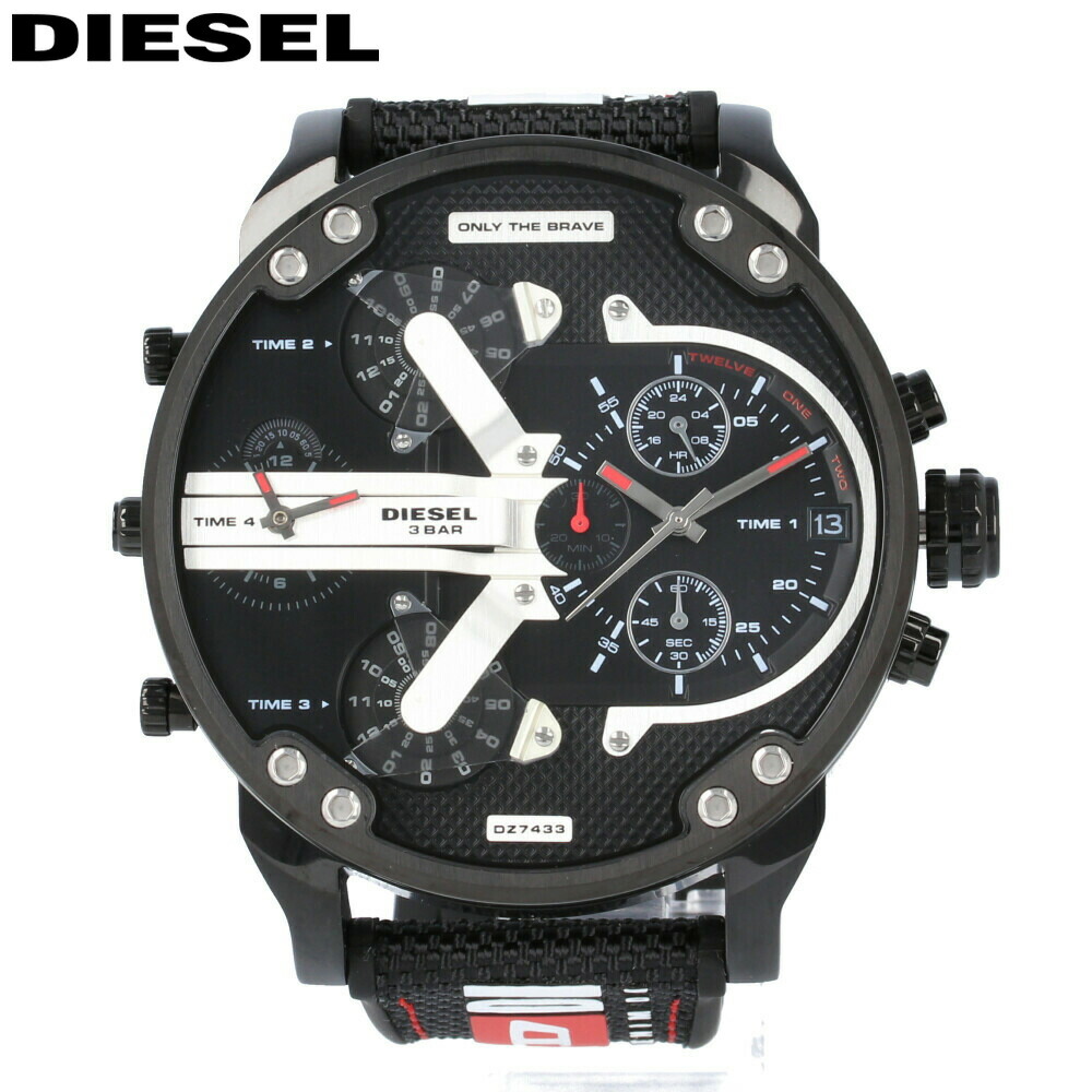 【楽天市場】DIESEL ディーゼル 腕時計 時計 メンズ 男性 アナログ クオーツ 電池 GMT 4タイムゾーン MR.DADDY ミスター ...