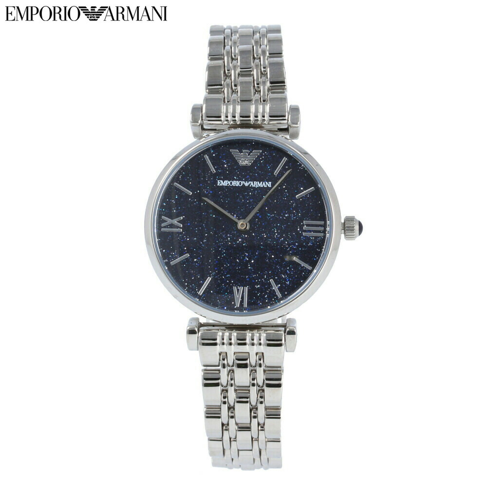 【楽天市場】EMPORIO ARMANI / エンポリオアルマーニ AR11091 腕時計 レディース ステンレス シルバー ブルー ...
