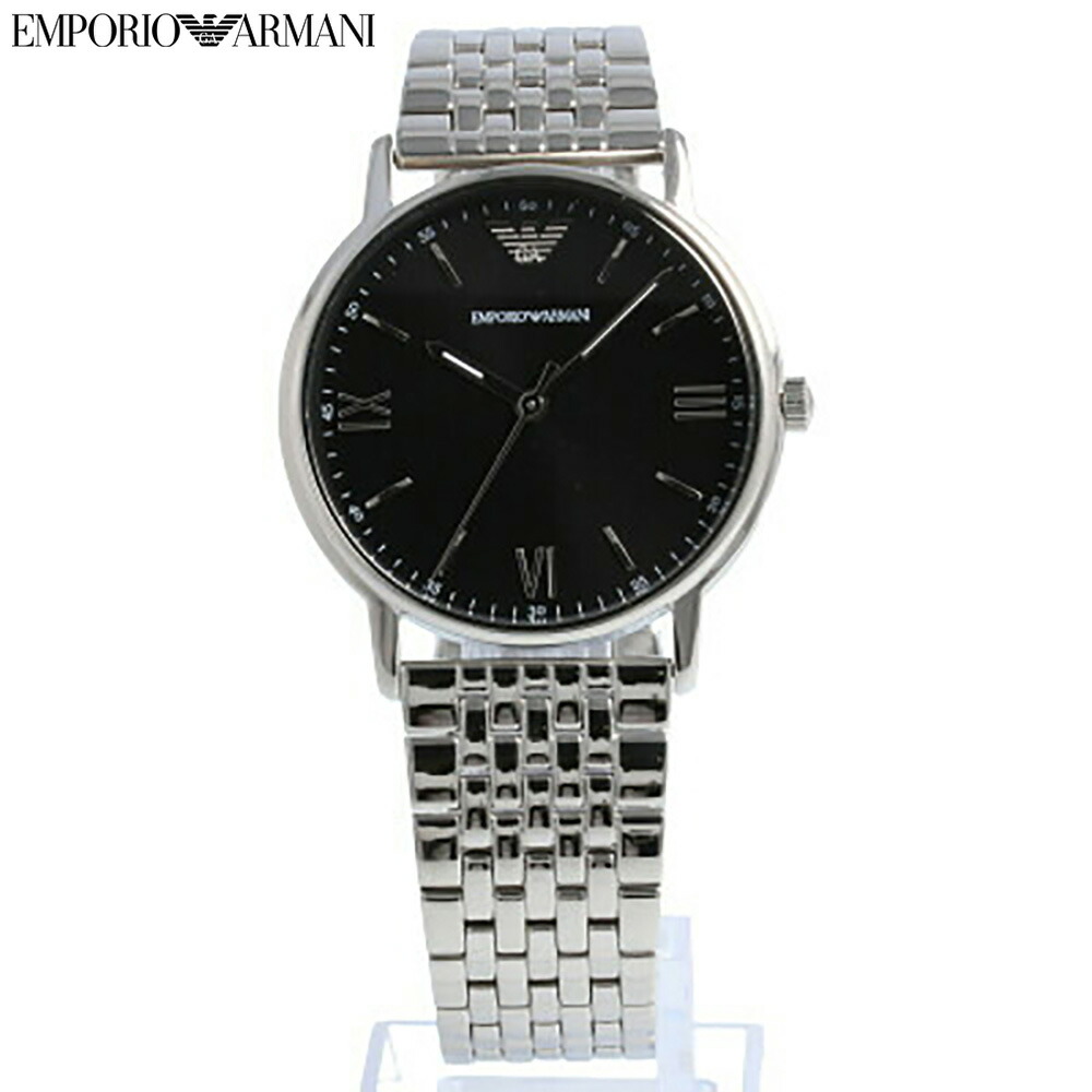 【楽天市場】EMPORIO ARMANI エンポリオアルマーニ 腕時計 時計 メンズ 男性 アナログ クオーツ 電池 3針 シンプル ...