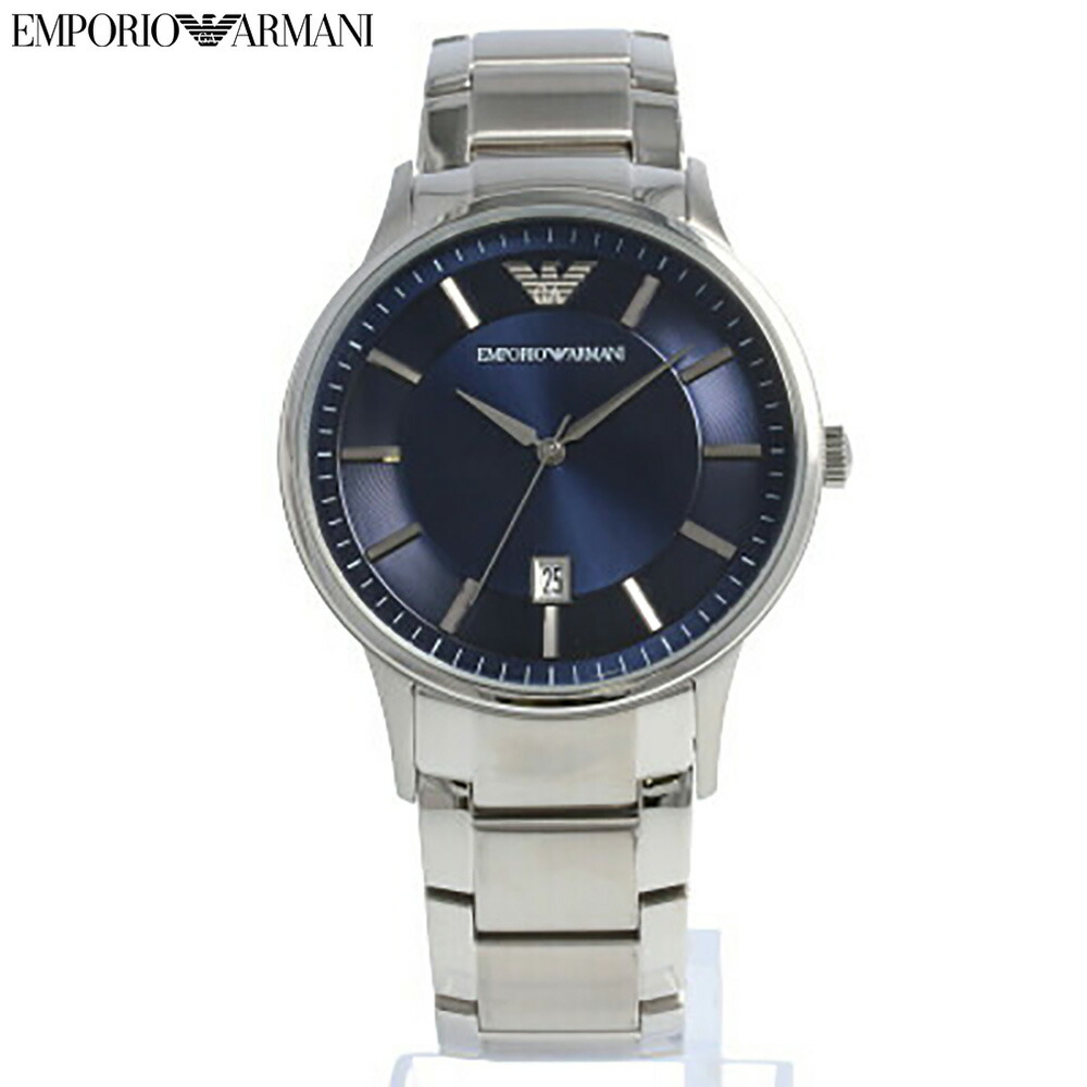 【楽天市場】EMPORIO ARMANI エンポリオアルマーニ 腕時計 時計 メンズ 男性 アナログ クオーツ 電池 3針 シンプル 日付 ...