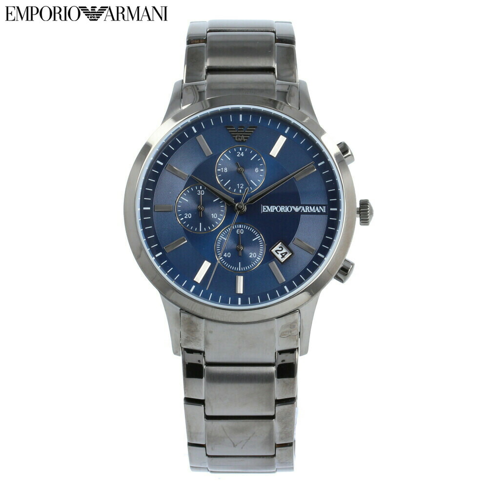 【楽天市場】EMPORIO ARMANI エンポリオアルマーニ 腕時計 時計 メンズ 男性 アナログ クオーツ 電池 クロノグラフ 日付 ...