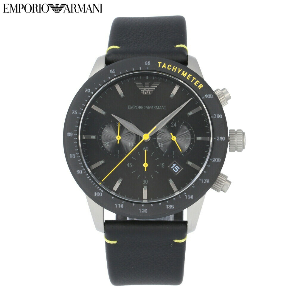 【楽天市場】EMPORIO ARMANI エンポリオアルマーニ 腕時計 時計 メンズ 男性 アナログ クオーツ 電池 クロノグラフ 日付 ...