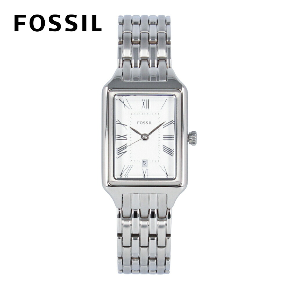 【楽天市場】FOSSIL フォッシル RAQUEL腕時計 時計 レディース クオーツ アナログ 3針 ステンレス メタル シルバー ...