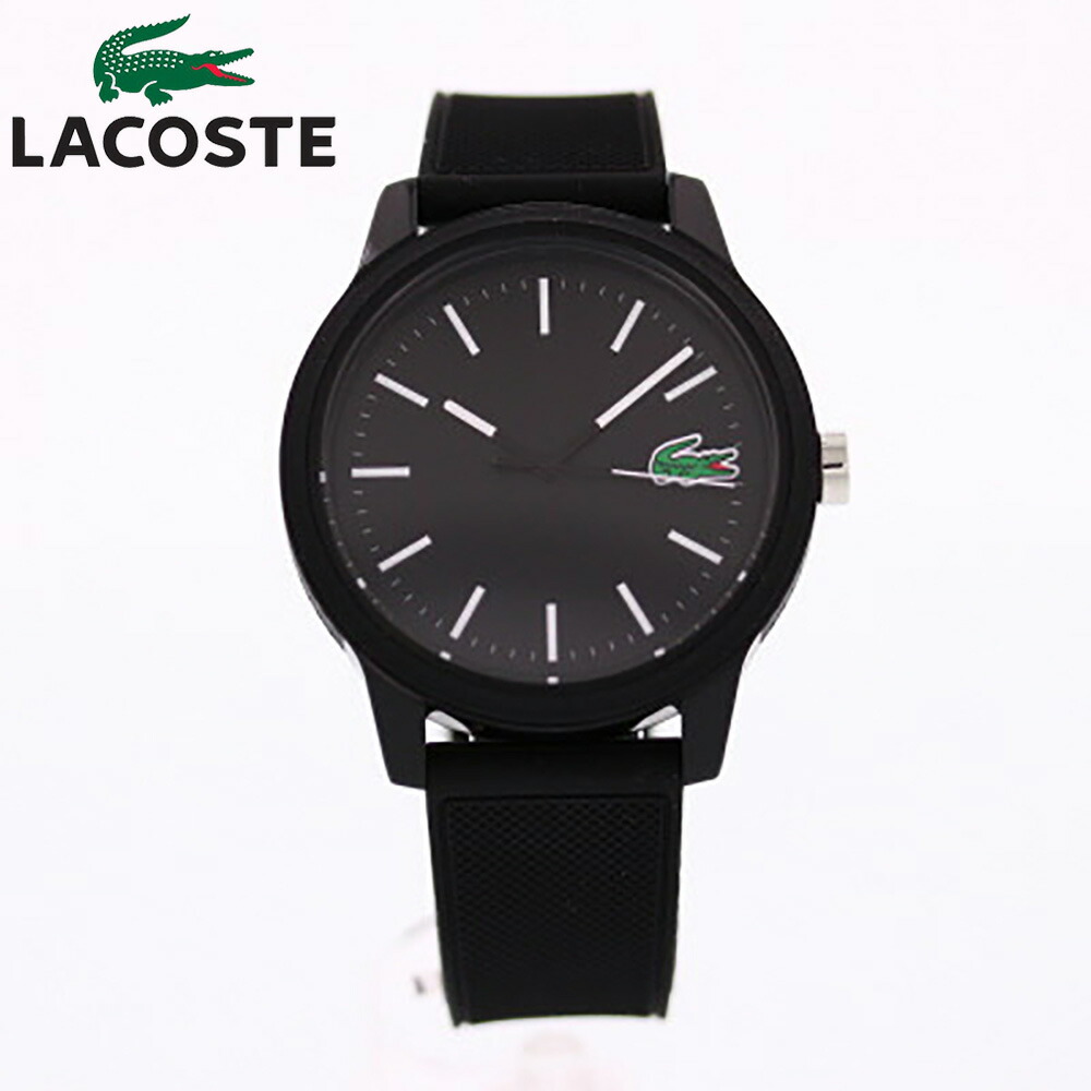 【楽天市場】LACOSTE / ラコステ 2010986 腕時計 メンズ レディース ユニセックス クオーツ ラバー オールブラック ...