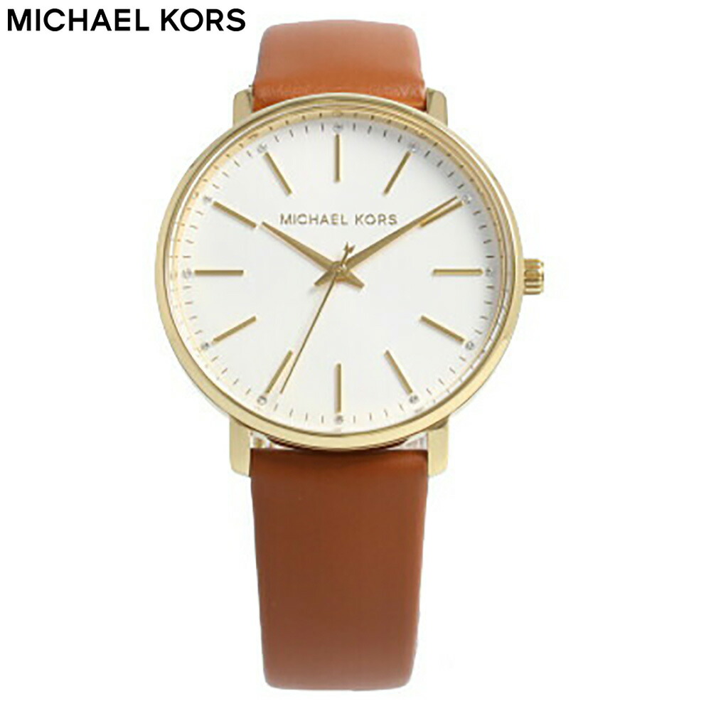 【楽天市場】MICHAEL KORS マイケル コース PYPER パイパー MK2740腕時計 時計 レディース レザー ブラウン ゴールド ...