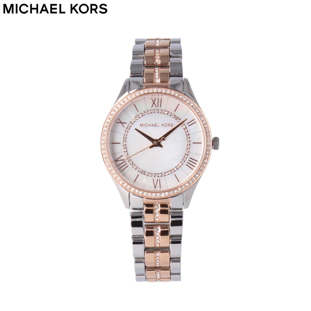 【楽天市場】MICHAEL KORS マイケルコース LAURYN ローリン腕時計 時計 レディース クオーツ アナログ 3針 メタル ...