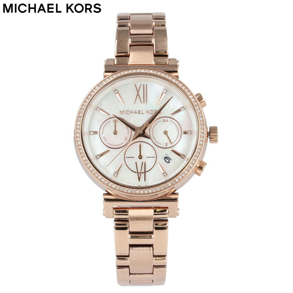 【楽天市場】MICHAEL KORS / マイケル コース MK6576 Sofie 腕時計 レディース ローズゴールド ステンレス ...