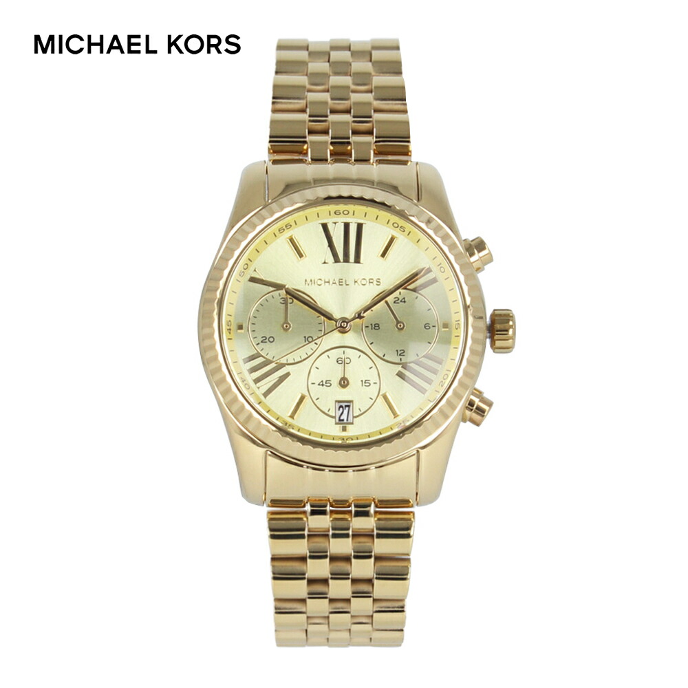 【楽天市場】MICHAEL KORS マイケルコース腕時計 時計 レディース 防水 クオーツ アナログ クロノグラフ ステンレス メタル ...
