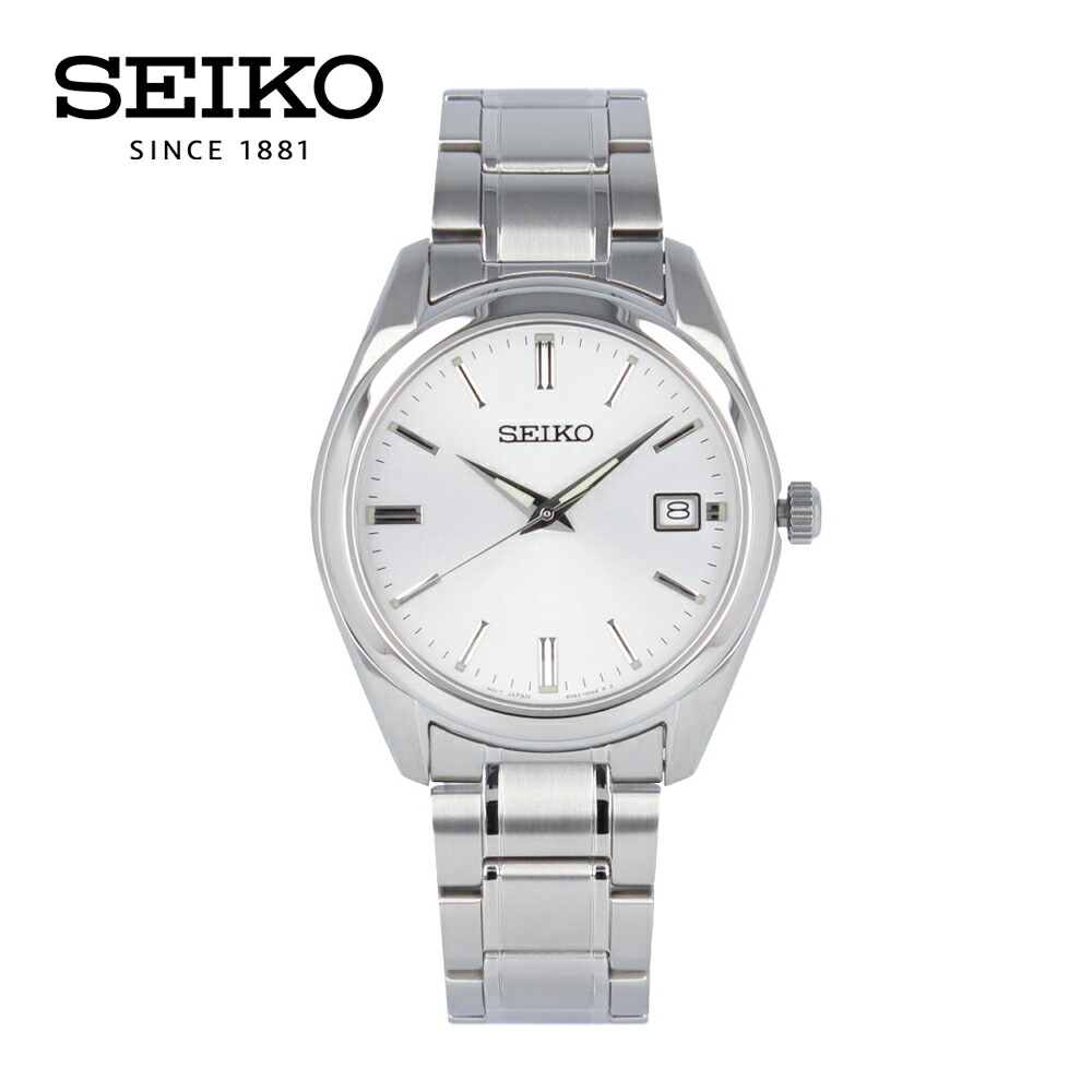 【楽天市場】SEIKO セイコー腕時計 時計 メンズ 防水 クオーツ アナログ 3針 ステンレス メタル シルバー SUR307Pプレゼント ...