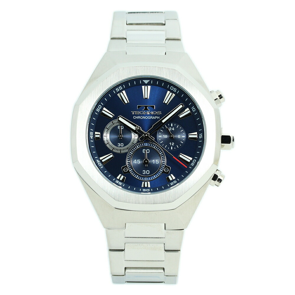 【楽天市場】TECHNOS テクノス T6C20SN アナログ クオーツ クロノグラフメンズ腕時計 プレゼント ギフト 1年保証 送料無料：時計倉庫TOKIA