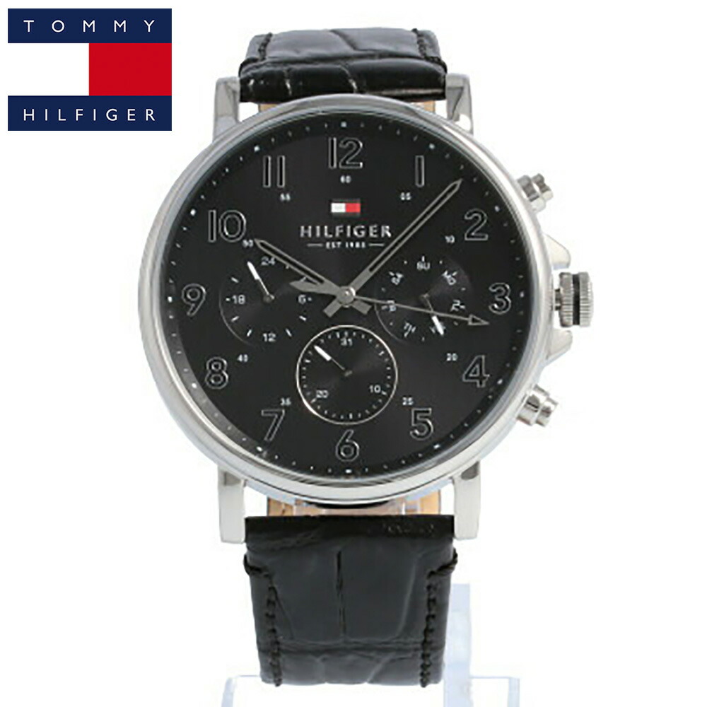 【楽天市場】TOMMY HILFIGER / トミー ヒルフィガー 1710381 腕時計 メンズ マルチファンクション レザーベルト 革 ...