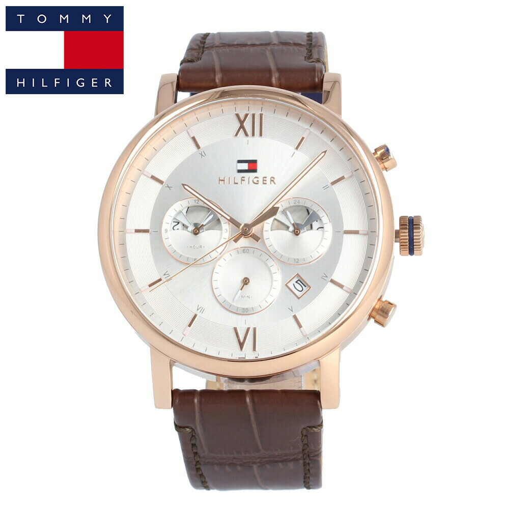 【楽天市場】TOMMY HILFIGER / トミー ヒルフィガー 1710394 Evan イーバン 腕時計 メンズ クロノグラフ レザー ...
