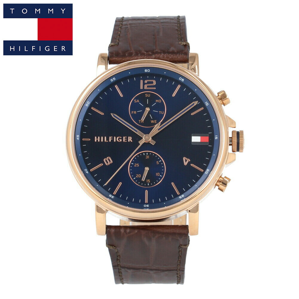 【楽天市場】TOMMY HILFIGER / トミーヒルフィガー 1710418 Daniel ダニエル 腕時計 メンズ レザー ブラウン ...