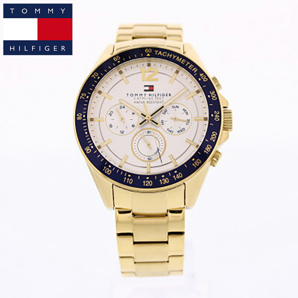 【楽天市場】TOMMY HILFIGER トミー ヒルフィガー 1791121腕時計 時計 メンズ メタル ステンレス ゴールド クオーツ ...