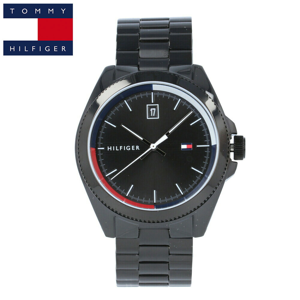 【楽天市場】TOMMY HILFIGER / トミーヒルフィガー 1791688 Riley 腕時計 メンズ ステンレス ブラックTOMMY ...