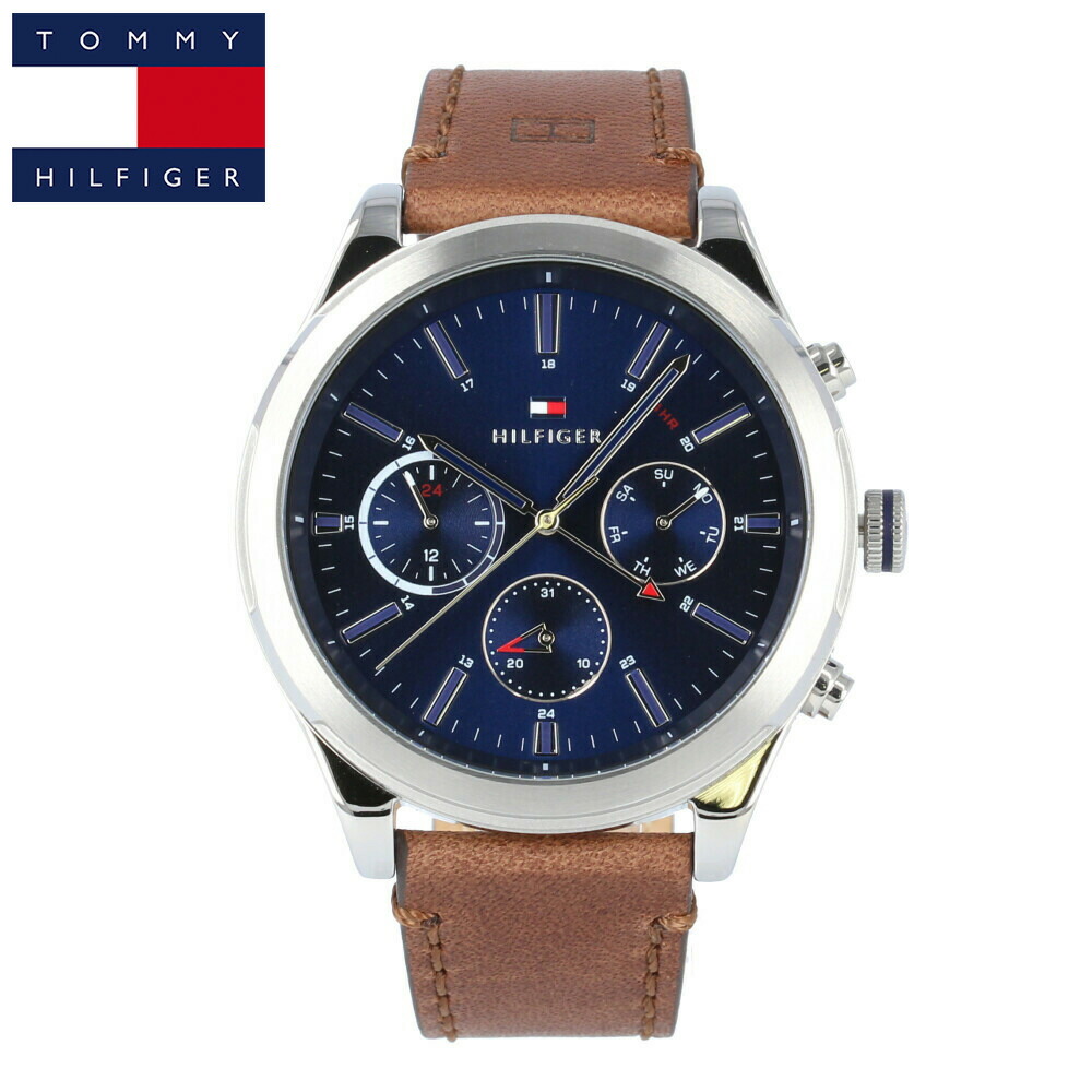 【楽天市場】TOMMY HILFIGER / トミーヒルフィガー 1791741 Ashton アシュトン 腕時計 メンズ レザー ブラウン ...