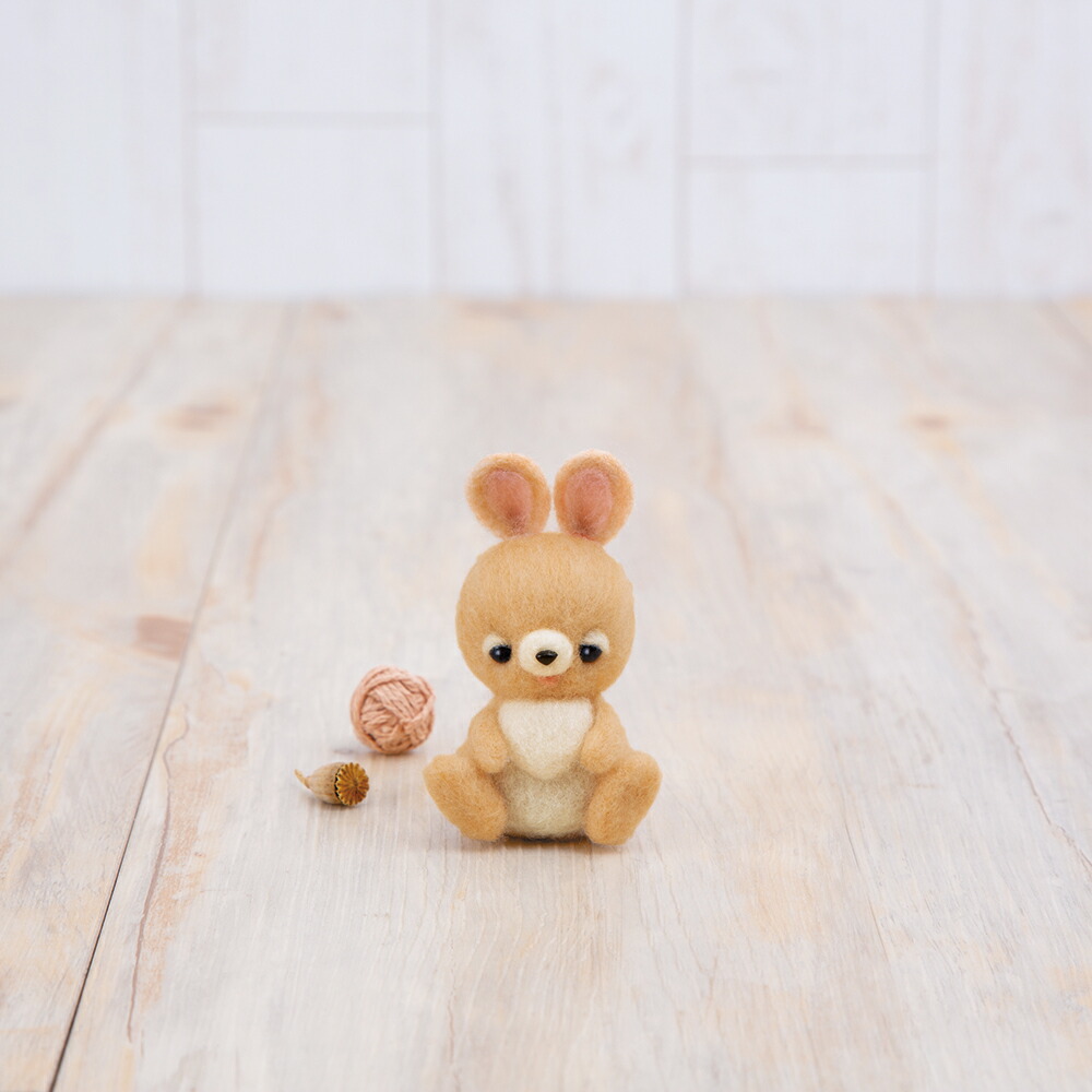 【楽天市場】ハマナカ hamanaka 羊毛キット うたたねうさぎ H441-599：特殊素材問屋