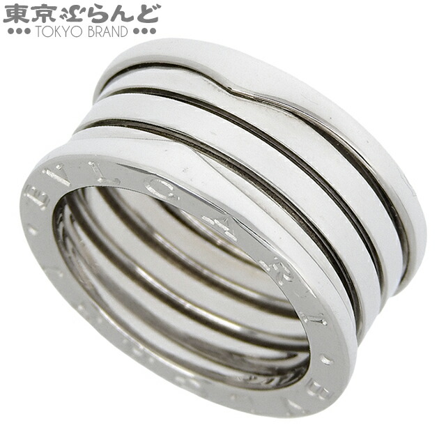 【楽天市場】【返品可】ブルガリ BVLGARI B-zero1 ビーゼロワン 3バンド リング ホワイトゴールド K18WG 13.5号相当 ...