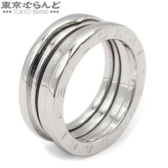 【楽天市場】【返品可】【5%クーポン♪1.11～1.13】ブルガリ BVLGARI ビーゼロワン 2バンド リング B-ZERO1 S幅 ホワイトゴールド K18WG ＃53 指輪 ...