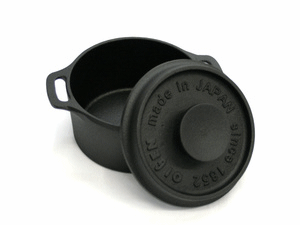 【楽天市場】南部鉄器 南部ココット ラウンドF-417 盛栄堂 OIGEN 南部鉄器：Tokyoキッチンウェア