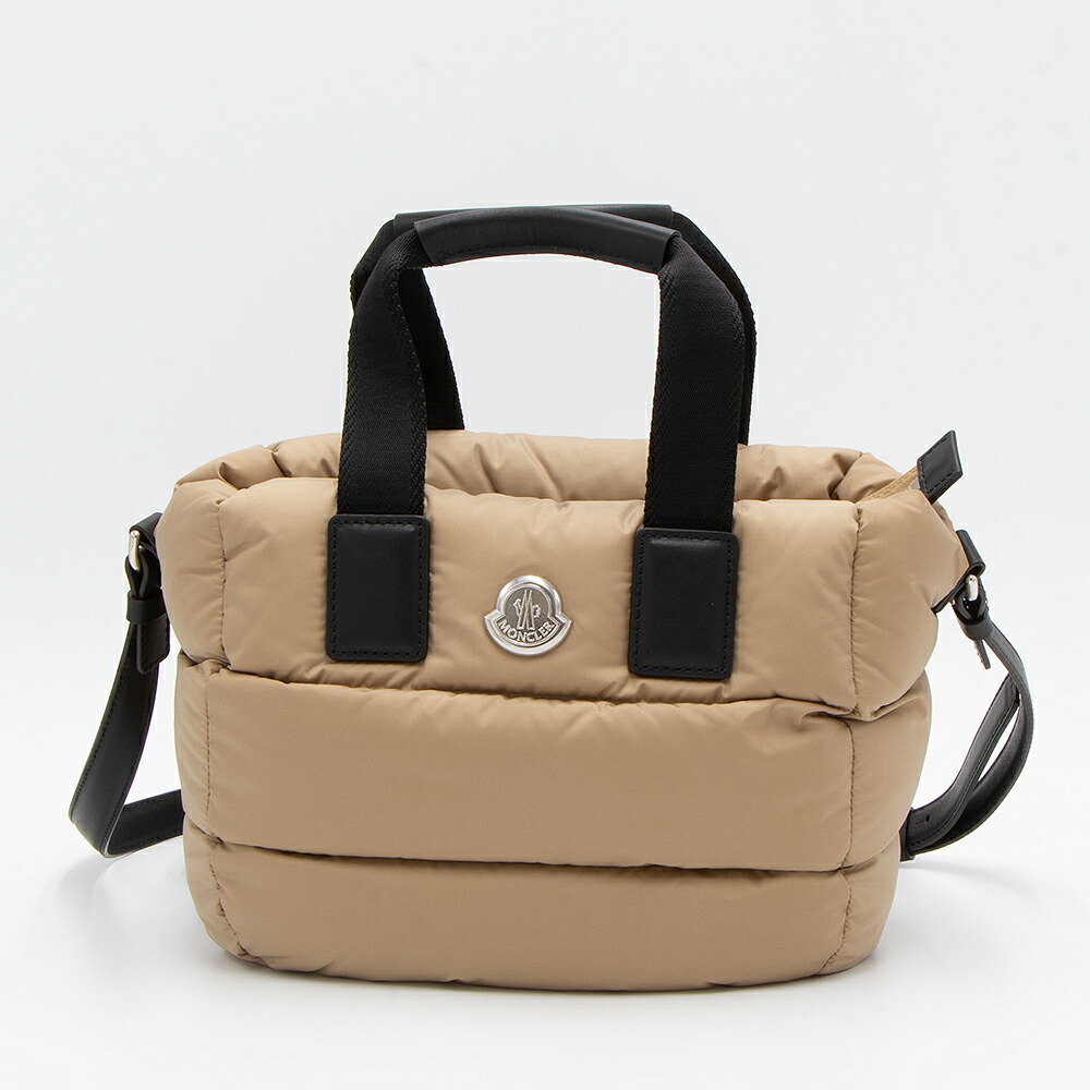 【楽天市場】【2025年春夏新作】モンクレール MONCLER トートバッグ(2WAY仕様) ベージュ MINI CARADOC 5D000 ...