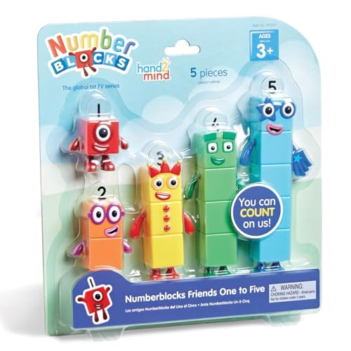 【楽天市場】Numberblocks Friends One to Five ナンバーブロックス キャラクター フィギュア 5個入り 3歳 ...