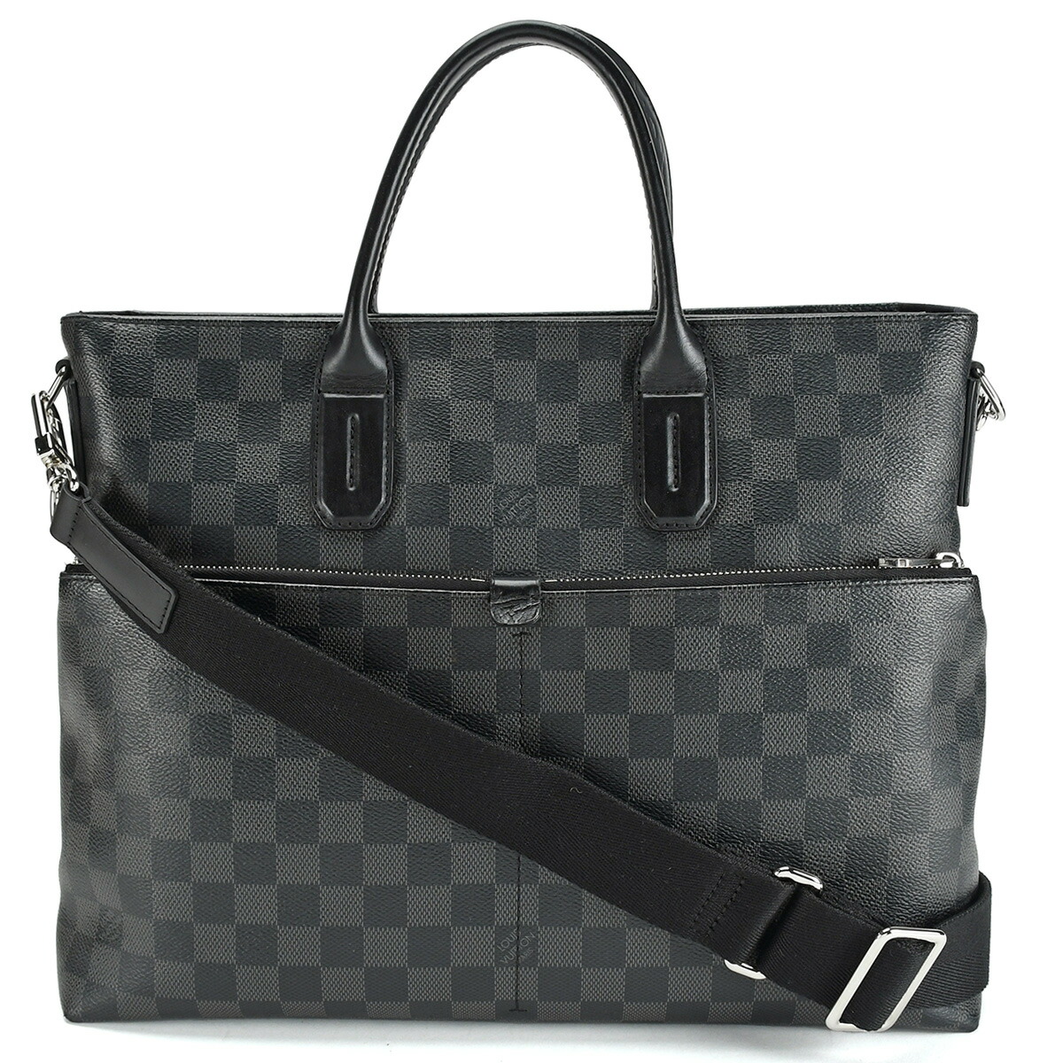 【楽天市場】新入荷 ルイヴィトン LOUIS VUITTON ダミエ グラフィット 7DW 2way ビジネスバッグ N41564 PVC ...