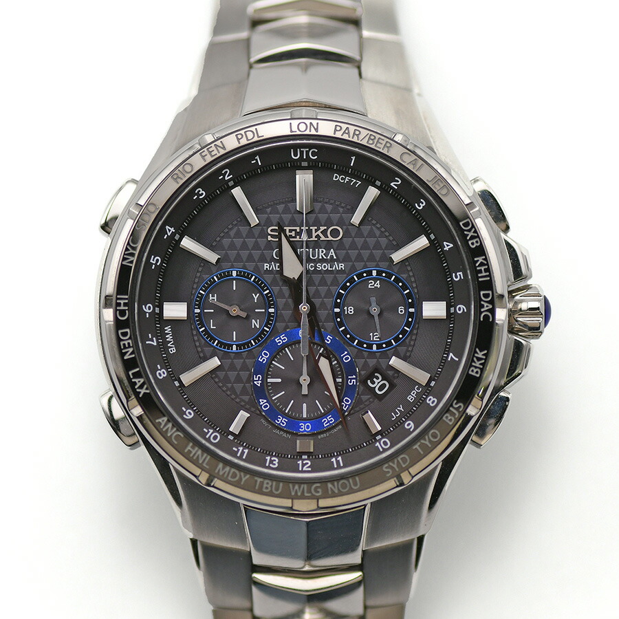 【楽天市場】SEIKO セイコー COUTURA コーチュラ クロノグラフ SSG009 ソーラー電波修正 8B92-0AL0 海外モデル ...