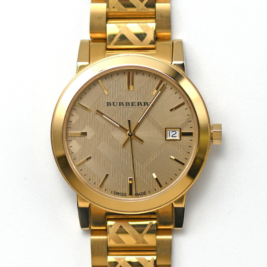 【楽天市場】BURBERRY バーバリー THE CITY ザ シティ BU9038 クォーツ オールゴールドカラー メンズ 紳士用 男性用 ...