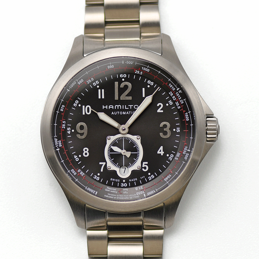 【楽天市場】ハミルトン HAMILTON カーキ アビエーション QNE オート H76655133 自動巻 メンズ 紳士用 男性用 腕時計 ...