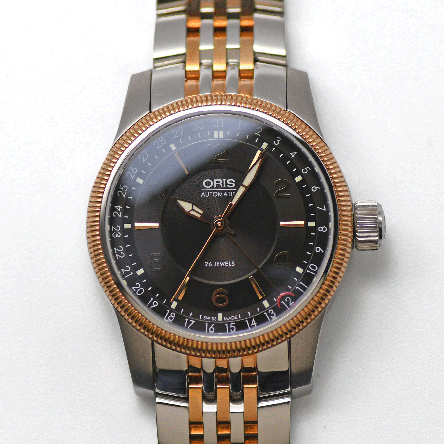 【楽天市場】新品同様 オリス ORIS ビッグクラウン ポインターデイト オートマティック 01 754 7628 4364-07 8 20 ...