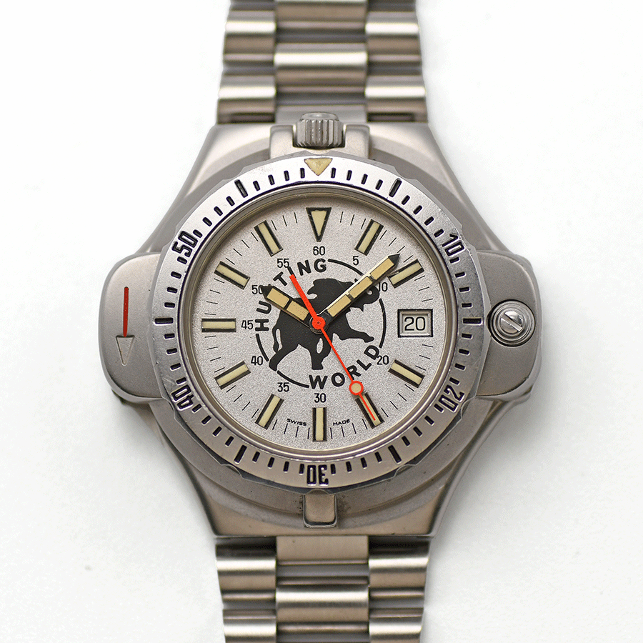 【楽天市場】【SUNREV】 ハンティングワールド HUNTING WORLD スポーツアバウト II/3 CW3 クォーツ コンパス内蔵 ...