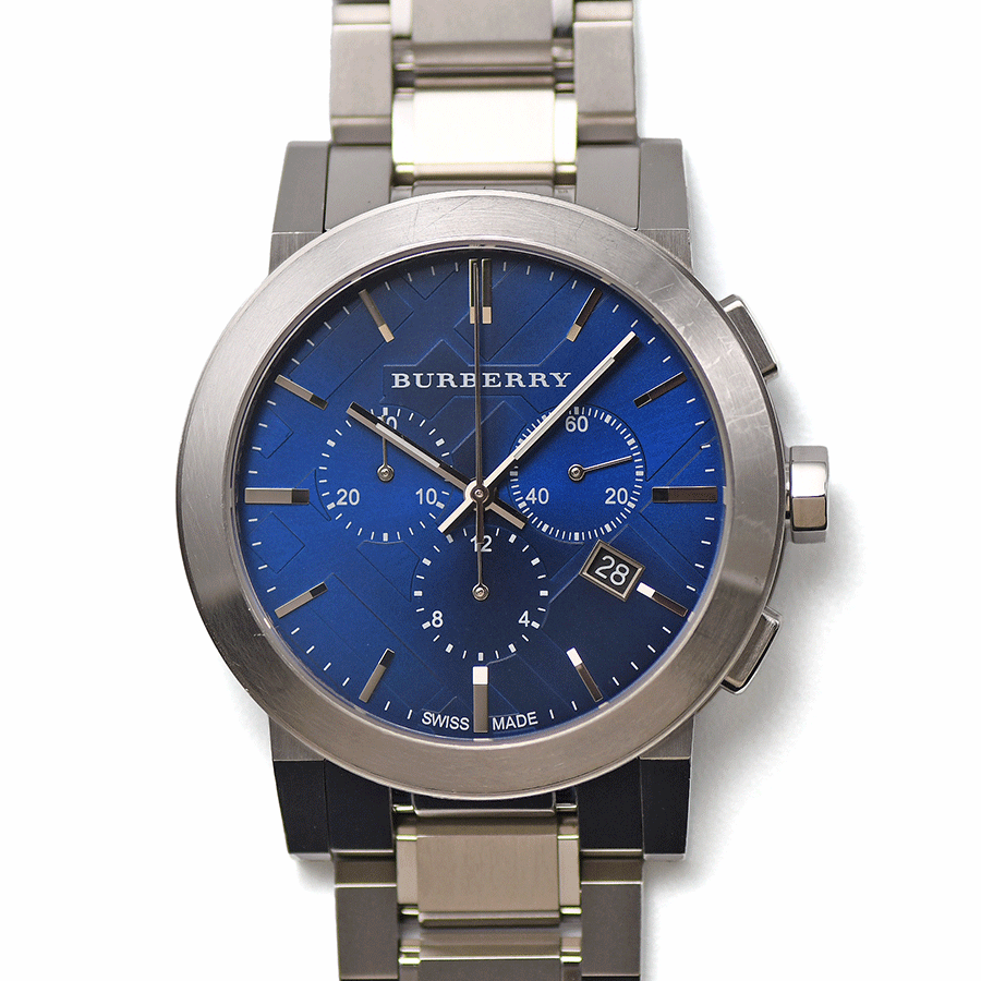 【楽天市場】BURBERRY バーバリー THE CITY ザ シティ クロノグラフ BU9363 クォーツ ブルー 青文字盤 メンズ 紳士用 ...