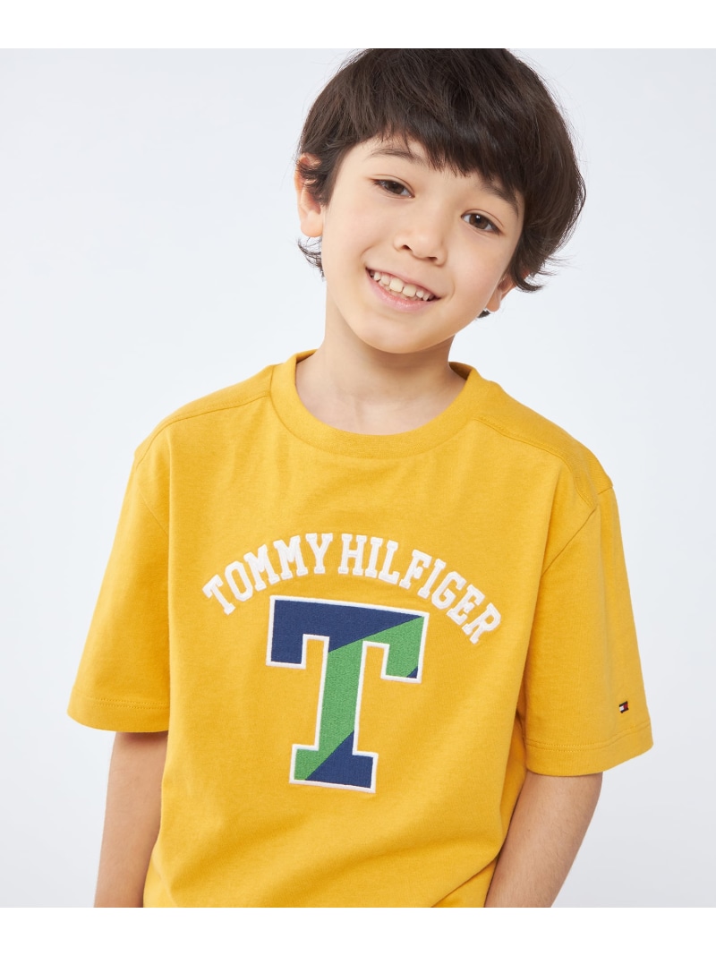 【楽天市場】【SALE／60%OFF】(K)TOMMY HILFIGER(トミーヒルフィガー) BOYS バーシティTシャツ TOMMY HILFIGER トミーヒルフィガー トップス ...