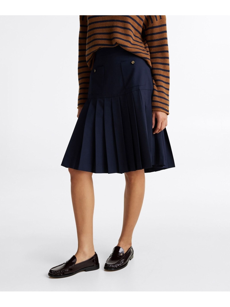 楽天市場】【SALE／40%OFF】ポンチテーラードミディスカート TOMMY