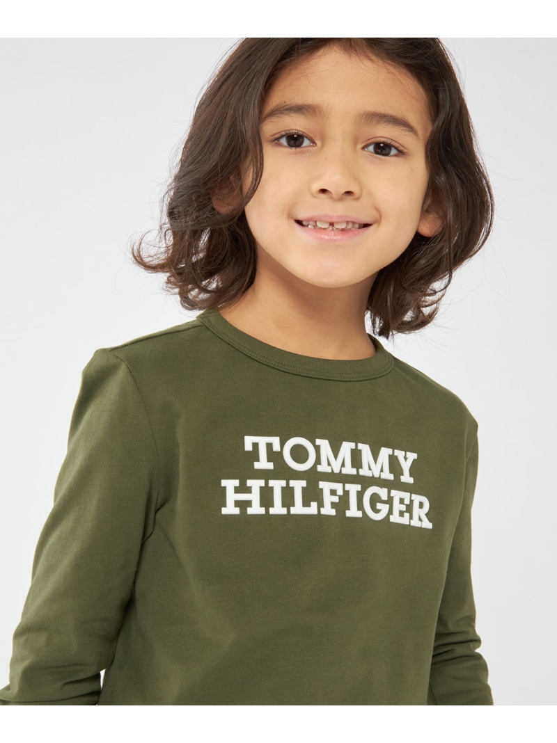 【楽天市場】【SALE／50%OFF】(K)TOMMY HILFIGER(トミーヒルフィガー) BOYS ロゴロングスリーブTシャツ TOMMY HILFIGER トミーヒルフィガー トップス ...