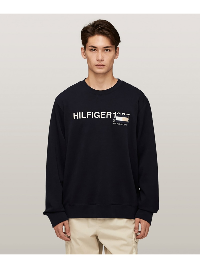 【楽天市場】【SALE／50%OFF】インテクノアウトドアトレーナー TOMMY HILFIGER トミーヒルフィガー トップス スウェット・トレーナー グレー ホワイト ネイビー【RBA_E ...